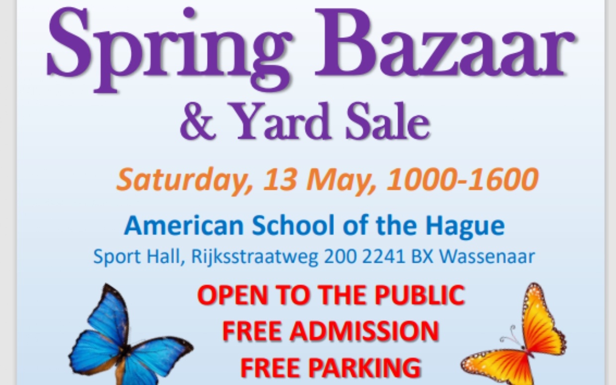 Spring Bazaar & Yard Sale in de Amerikaanse School - Wassenaarders.nl