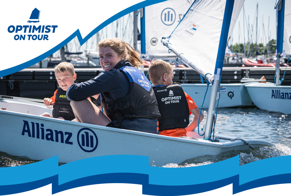 Optimist on Tour meert tijdens Allianz WK zeilen aan op Scheveningen - Wassenaarders.nl
