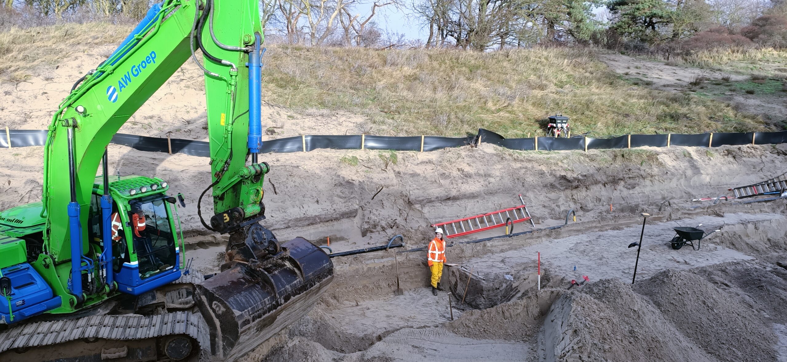 Oudste waterwinning van Wassenaar ontdekt tijdens werkzaamheden - Wassenaarders.nl